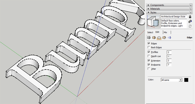 How To Edit Text In Sketchup Online Geradouble