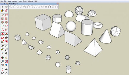 Place Shapes Toolbar for Sketchup | Sketchup Extensions Warehouse