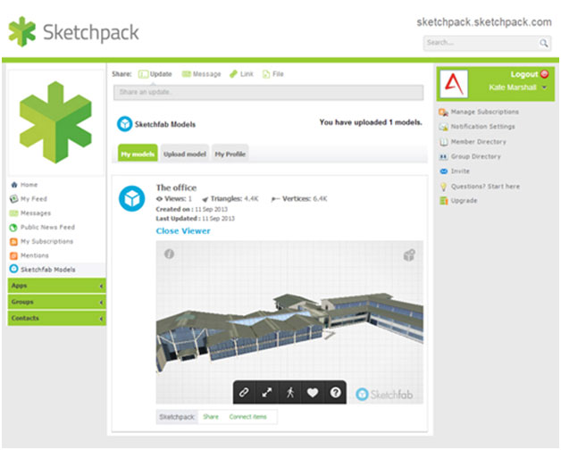 Sketchpack, an online secure collaboration tool for AEC professionals ...