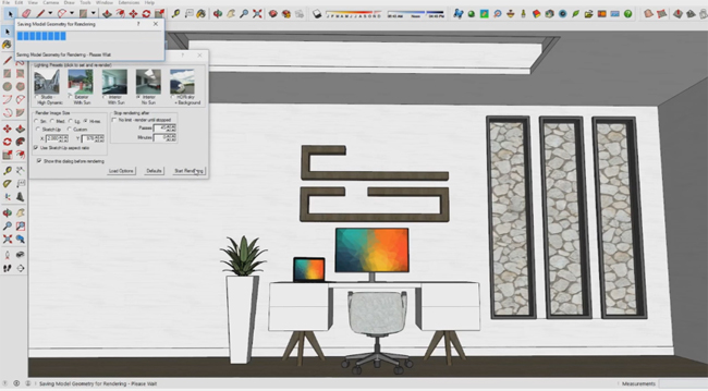 Sketchup Video Tutorial | Sketchup Rendering