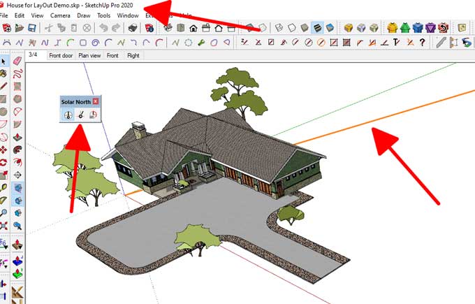 Solar Efficiency with BIM | Su_SolarNorth in SketchUp