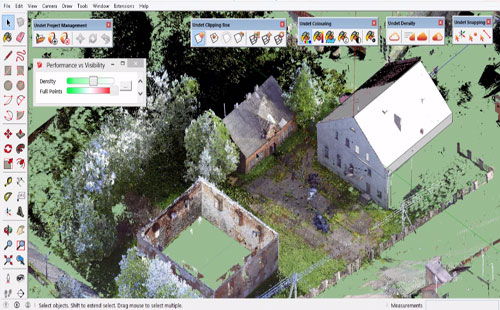 Point Cloud Data In Sketchup | Sketchup Point Cloud