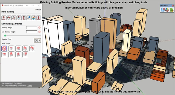 SketchUp PlaceMaker | SketchOSM by PlaceMaker | SketchUp Extension Warehouse