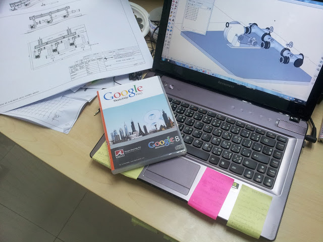 In a small corner of Thailand-Sketchup for Engineering Work