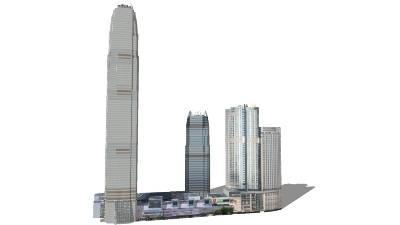 Sketchup Material - 3D Skyscrapers