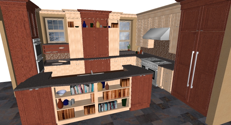 Sketchup Material - 3D KraftMaid® Kitchen by Tracy Riel