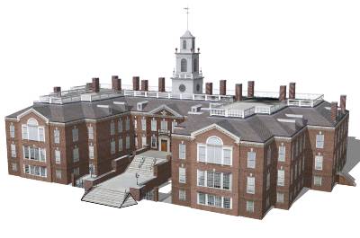 sketchup components 3d warehouse : Delaware State Capitol